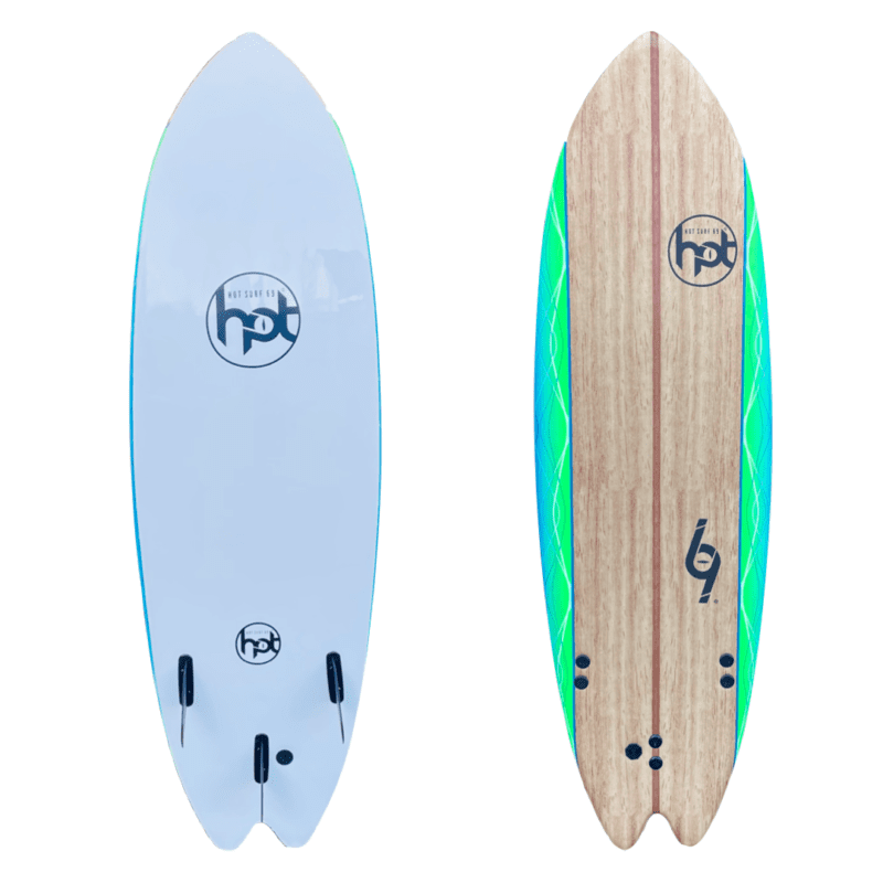 6ft Hot Surf 69 Surfboard Fish Foam Beginner Improver Soft board - Hot ...