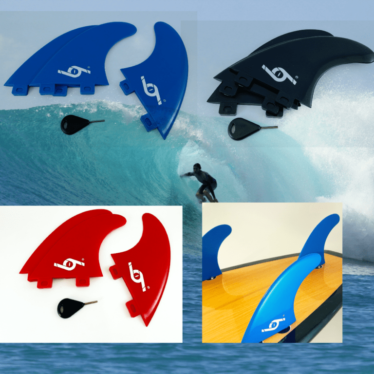 FCS Fins Safety Surfboard Fins Thruster Shortboard Mini Mal Fins Set of ...
