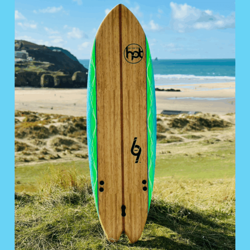 6ft Hot Surf 69 Surfboard Fish Foam Beginner Improver Soft board - Hot ...