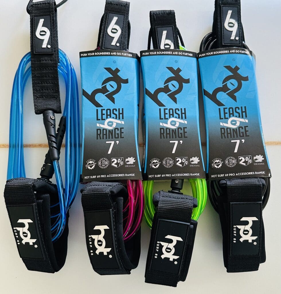 7ft SurfBoard Leash Hot Surf 69 Premium Surf Board Leash - Hot Surf 69