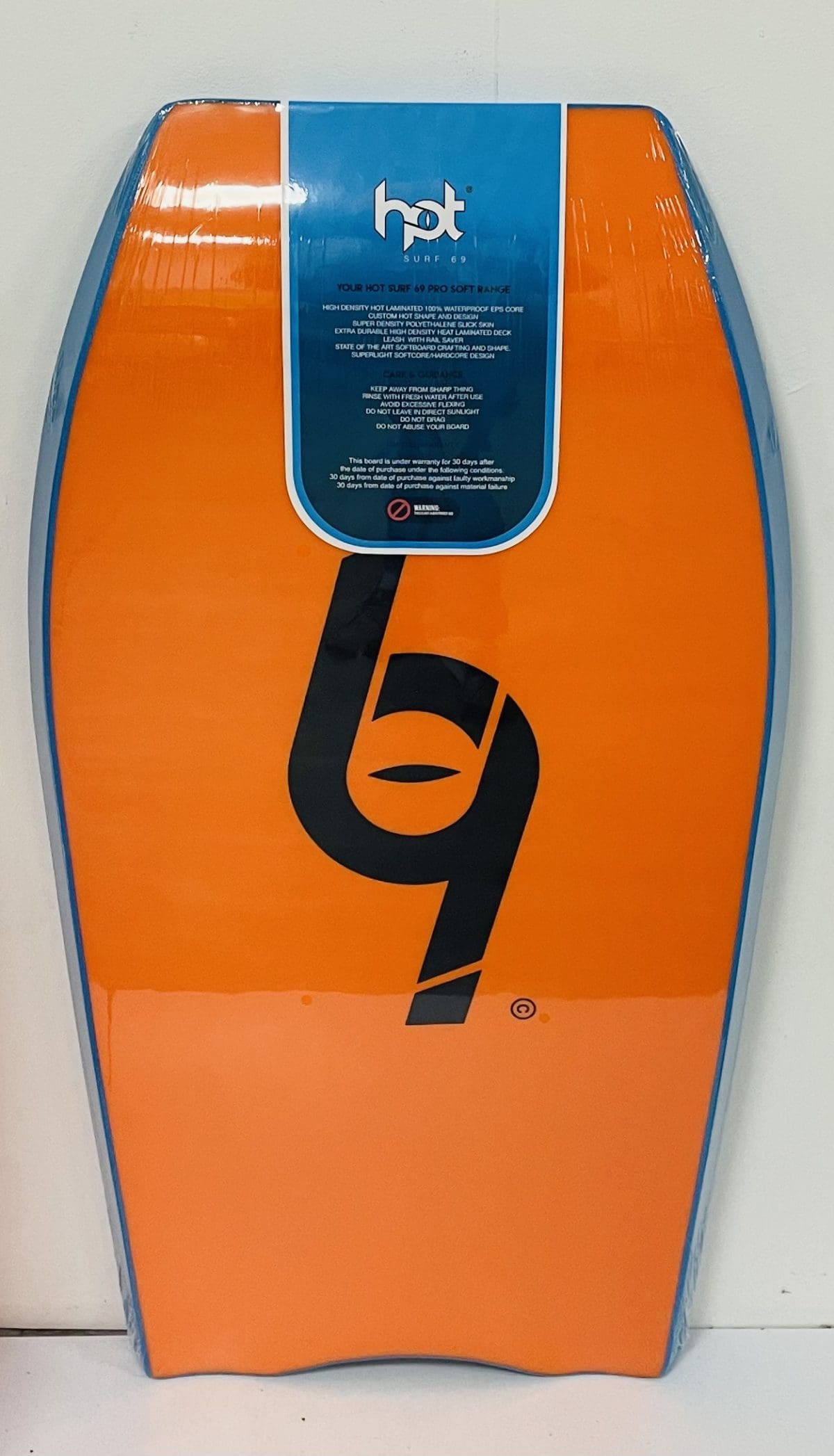 Hot Surf 69 Bodyboard Slick Pro Slick Bodyboard Inc Leash "Stinger" 37 ...