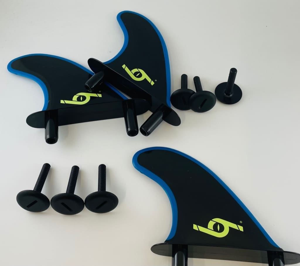 Softboard Fins Replacement Safety Foam board Fins Set of 3 - Hot Surf 69