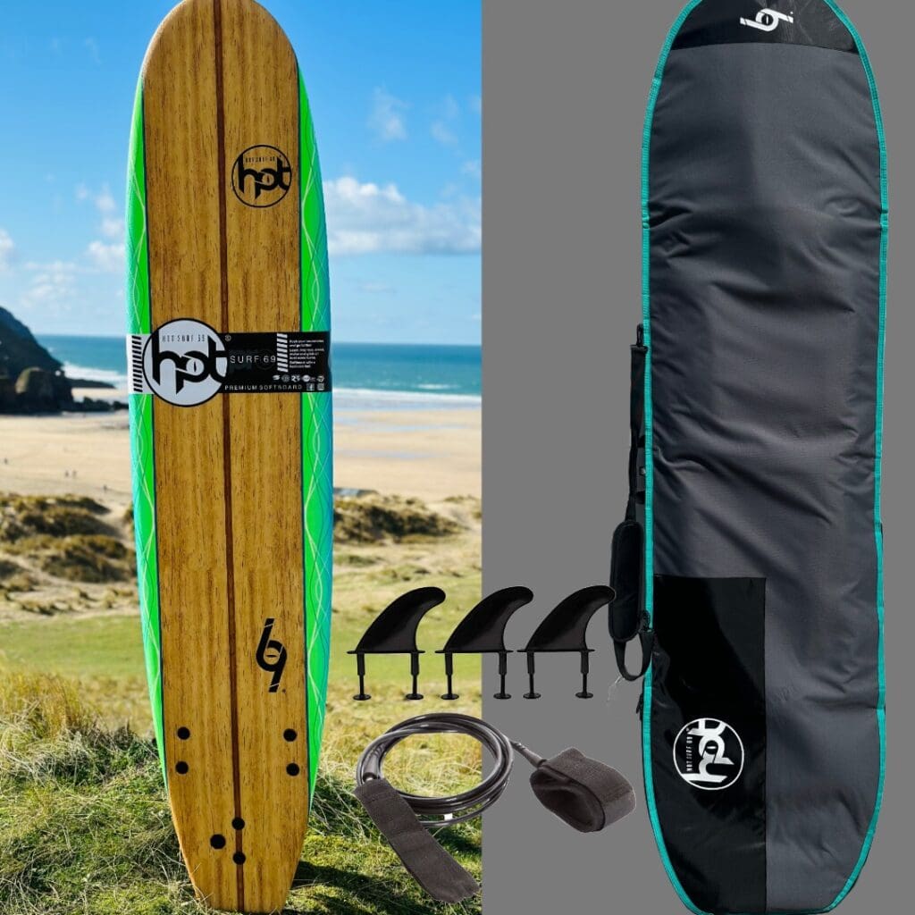 6ft Hot Surf 69 Surfboard Fish Foam Beginner Improver Soft board - Hot ...