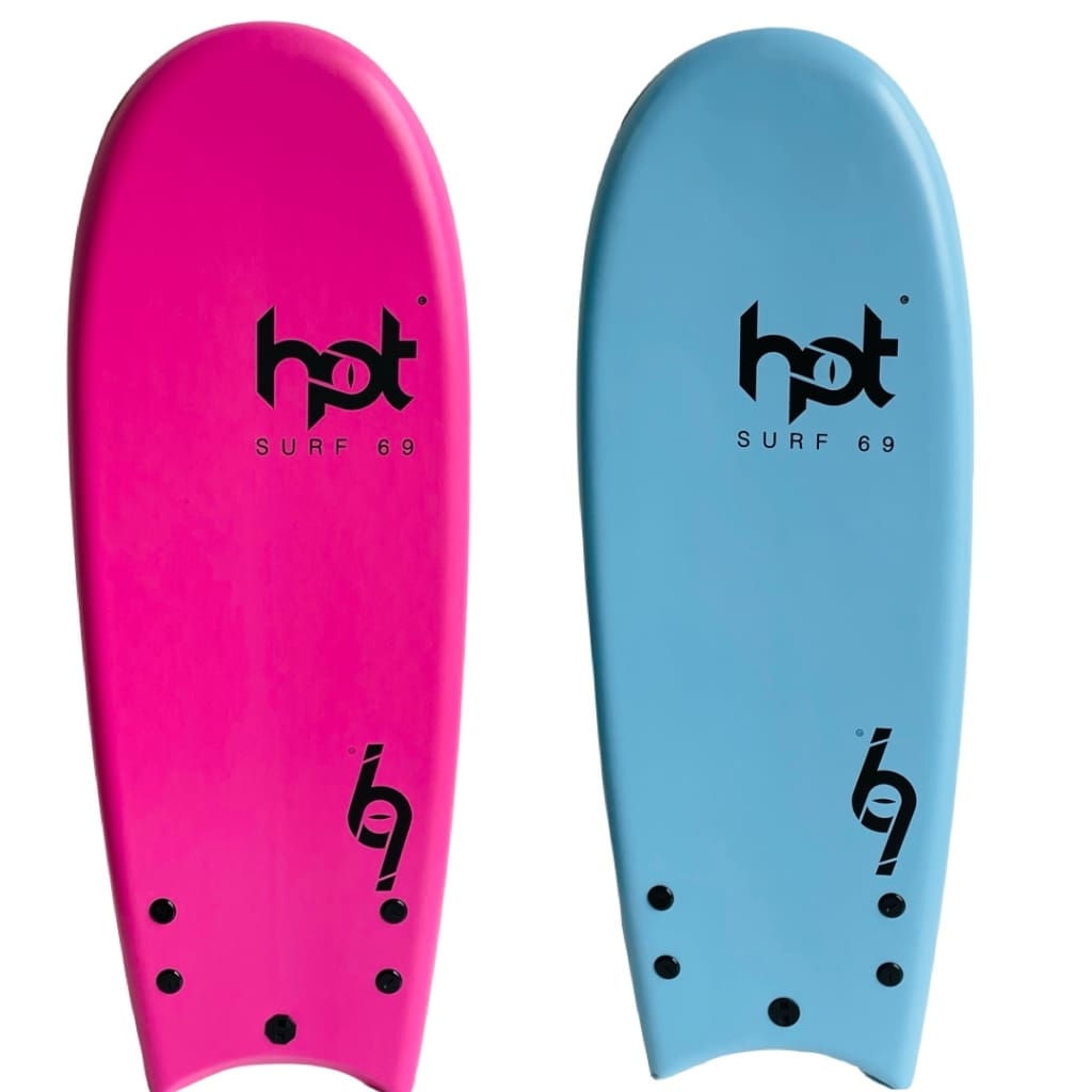 6ft Hot Surf 69 Softboard Fish Foam Learners Surfboard Kids Softboard ...