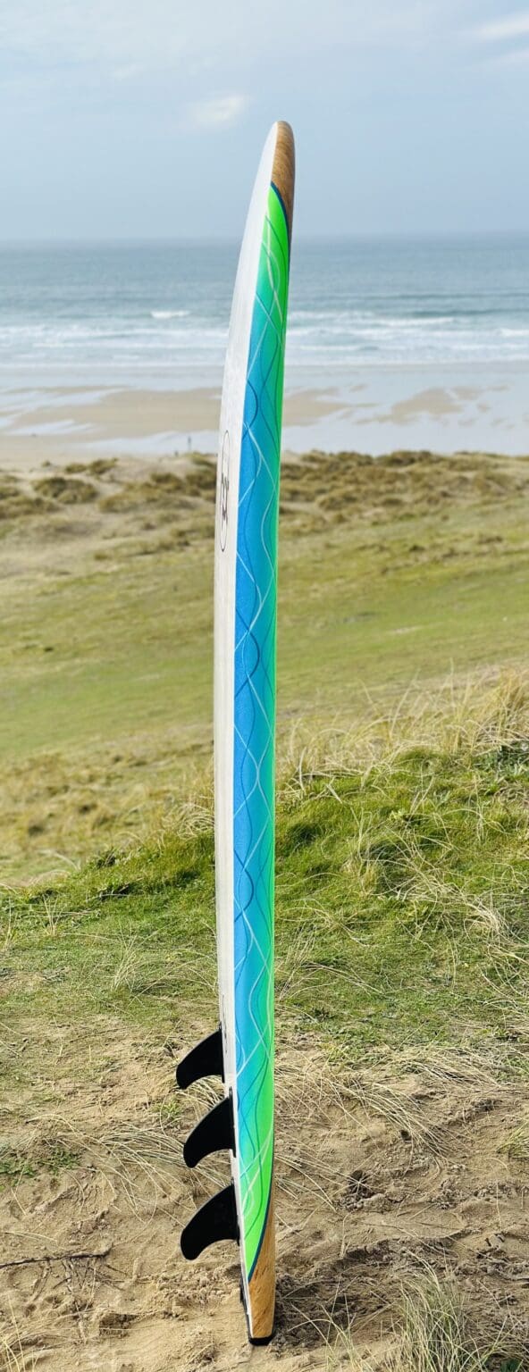 8ft Hot Surf 69 Surfboard Beginners Soft Foam Surfboard - Hot Surf 69