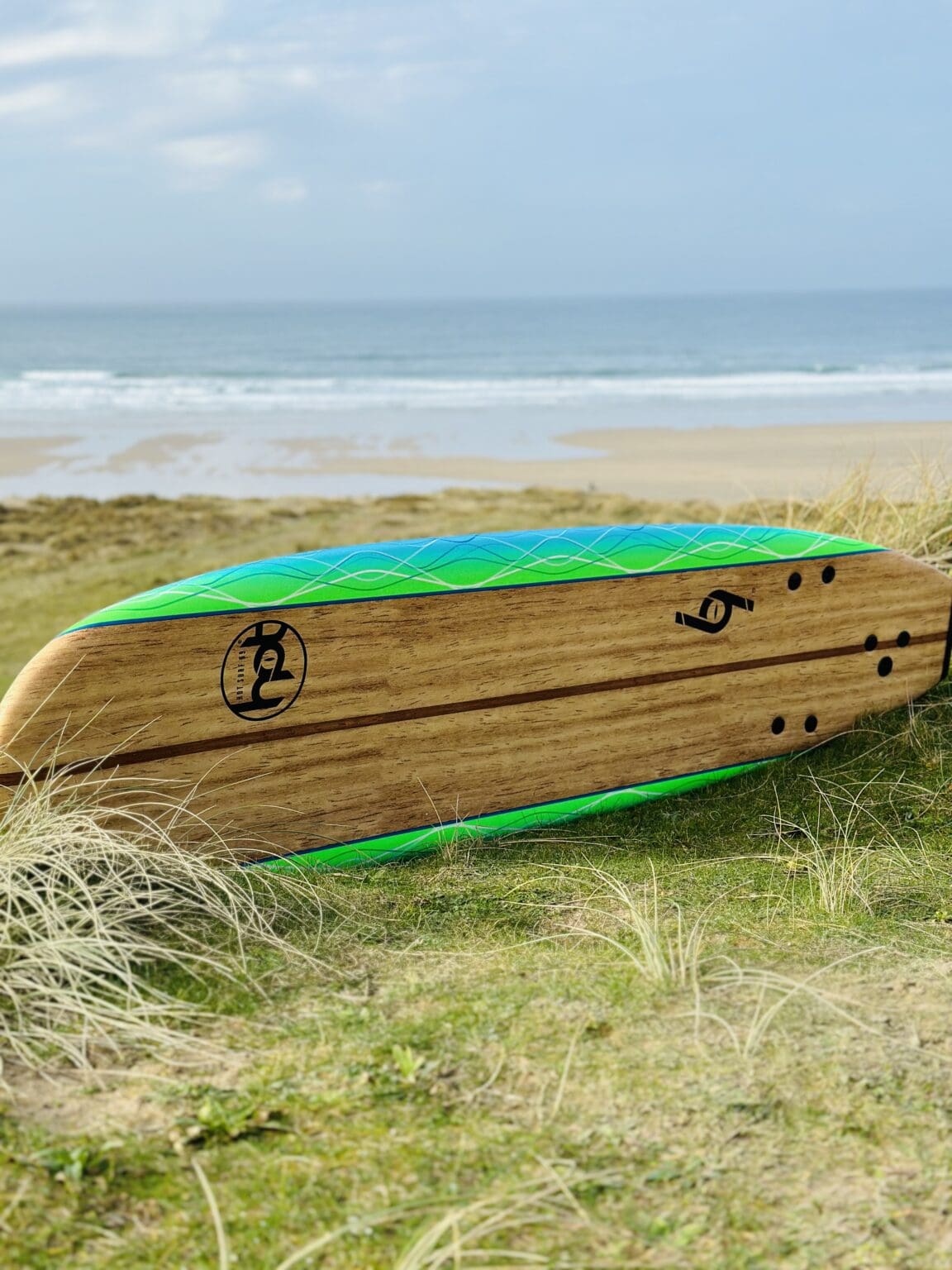 8ft Hot Surf 69 Surfboard Beginners Soft Foam Surfboard - Hot Surf 69