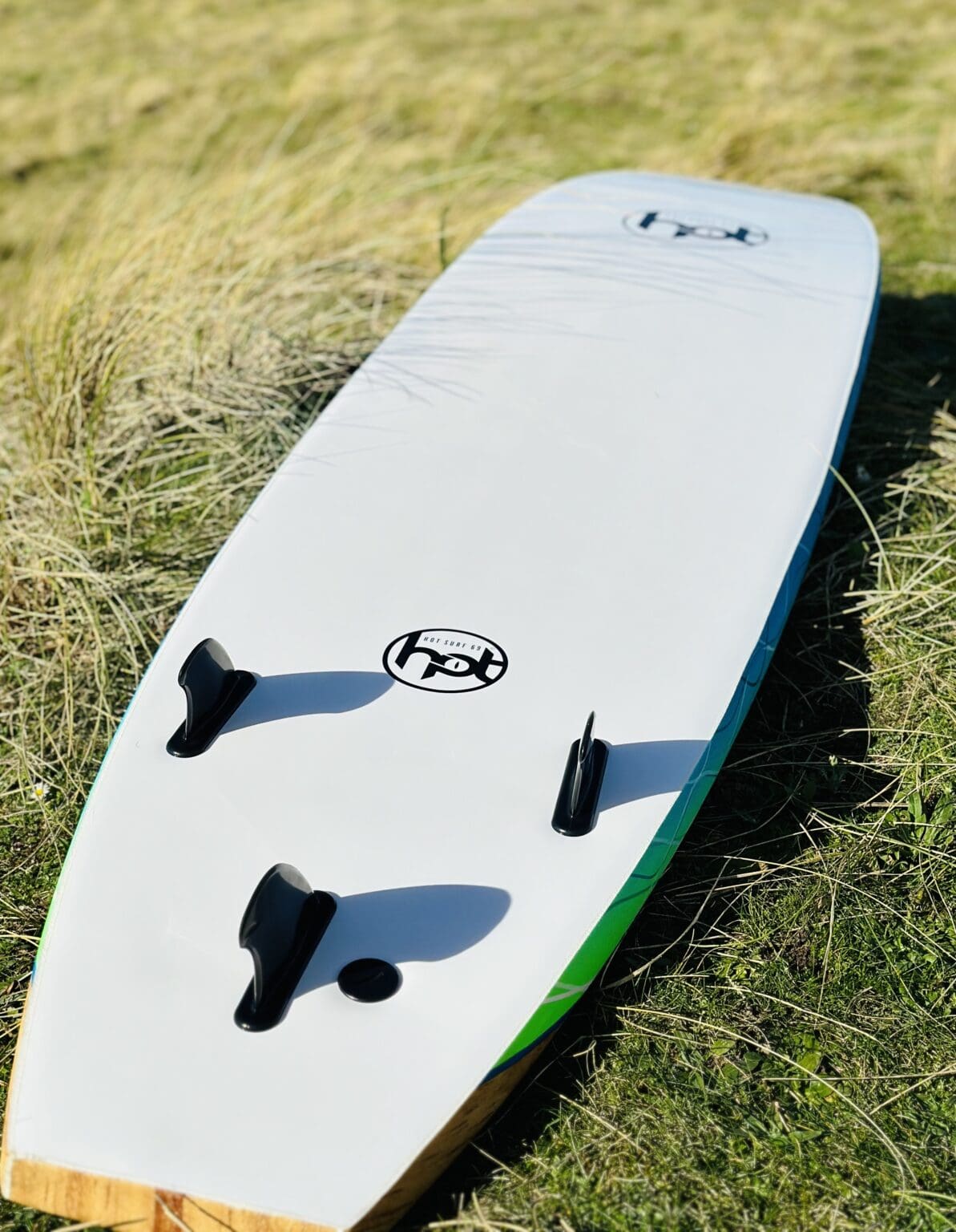 8ft Hot Surf 69 Surfboard Beginners Soft Foam Surfboard - Hot Surf 69