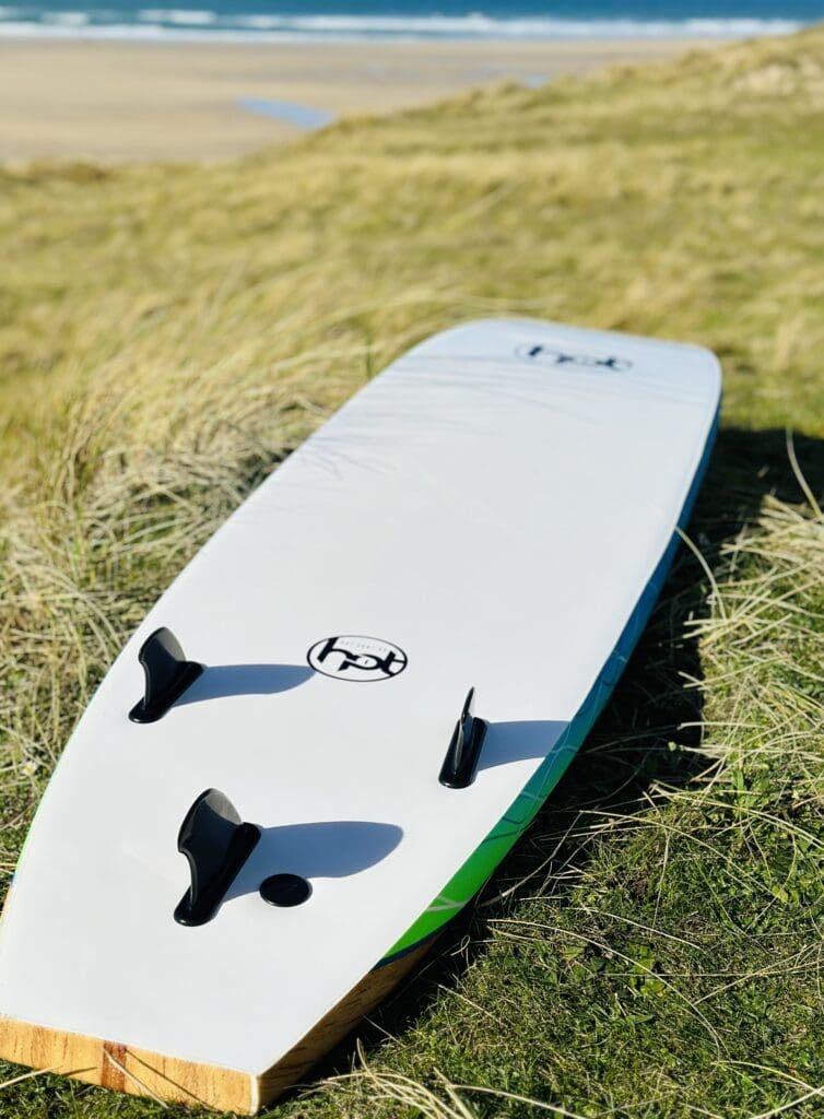 8ft Hot Surf 69 Surfboard Beginners Soft Foam Surfboard - Hot Surf 69