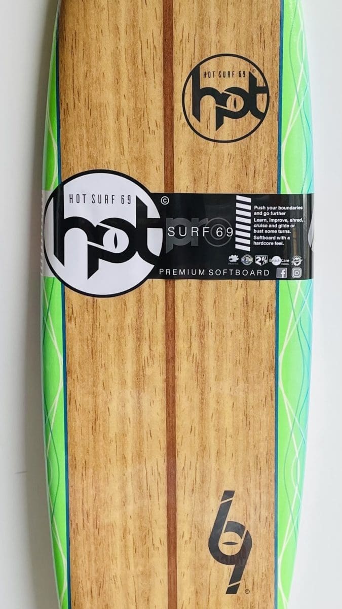 6ft Hot Surf 69 Softboard Fish Foam Learners Surfboard Kids Softboard ...