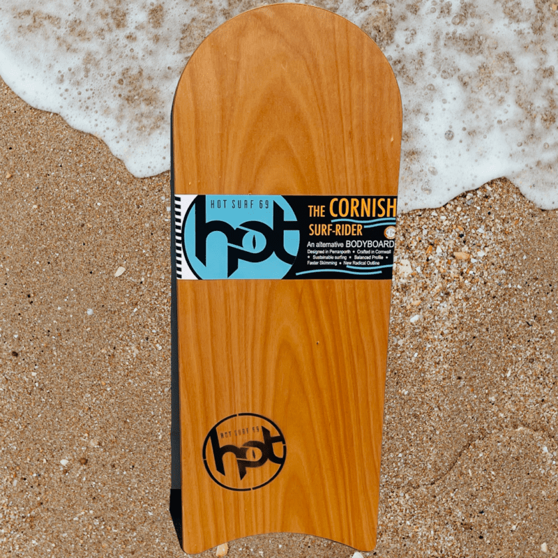 Wood Bellyboard Surf-Rider Hand Made Bodyboard Paint your own - Hot Surf 69