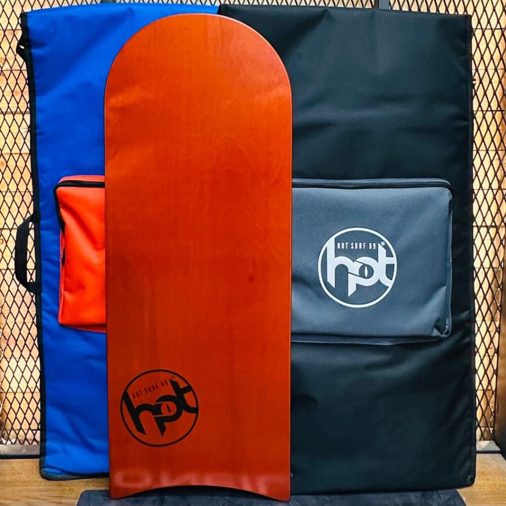 Surfrider Wood Bodyboard Board + Bag Package Deal - Hot Surf 69